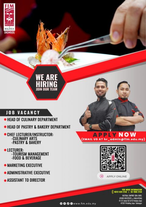 Jobs | Food Institute of Malaysia (FIM)
